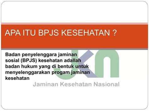 Pengertian Bpjs Ppt