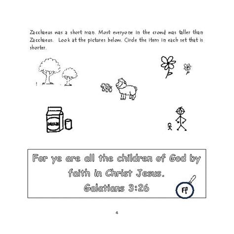 Zacchaeus By Crowded Acres Publications Tpt