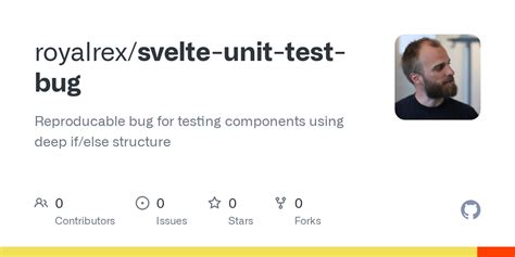 Github Royalrexsvelte Unit Test Bug Reproducable Bug For Testing Components Using Deep If
