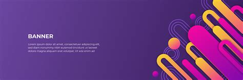 보라색 기하학적 배경이있는 추상적 인 주황색 배너 디자인 벽지 배너 배경 카드 책 일러스트 방문 페이지에 대한 벡터 일러스트레이션 0명에 대한 스톡 벡터 아트 및 기타