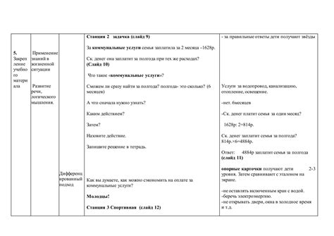 конспект урока математики Умножение и деление чисел полученных при