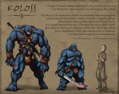 Koloss Mistborn Mistborn Series Fantasy Books Brandon Sanderson