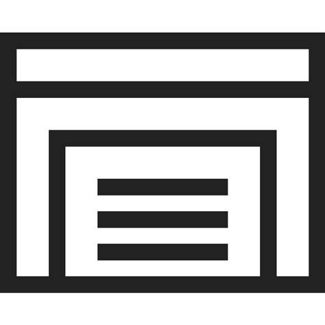 Layout Page Software App Dev Interface Vector Svg Icon Svg Repo