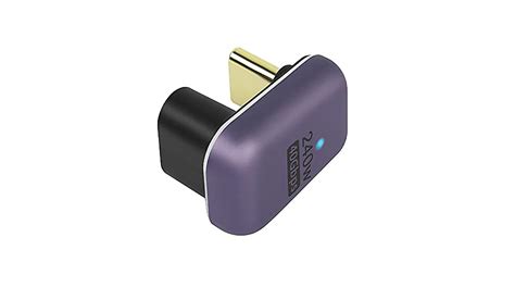 Qianrenon 240w 40gbps Usb C U Shaped Adapter Usb4 0 Type C Male To Female 180 Degree Angle