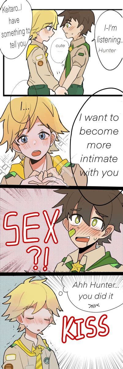 Hunter X Keitaro Camp Buddy Camp Buddy Cute Boy Wallpaper