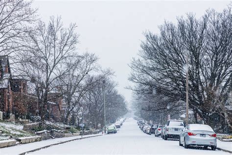 Winter Storm Sweeps Over Middle Tennessee As Residents Work And Play