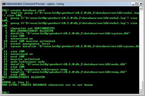 orafaq forum server administration ora 12701 create database