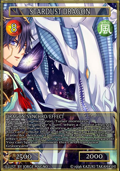 Yu Gi Oh Stardust Dragon Full Art By Neocakeme On Deviantart