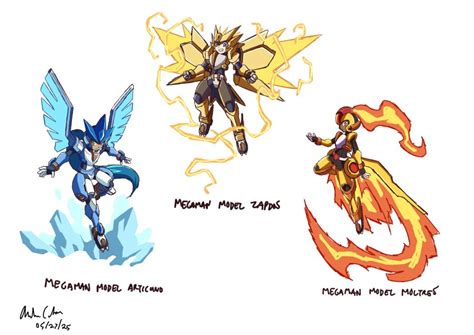 Innovator Articuno Moltres Zapdos Mega Man Series Mega Man Zx Nintendo Pokemon