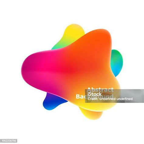 플라스틱 화려한 모양입니다 액체 색 배너입니다 추상적인 배경 0명에 대한 스톡 벡터 아트 및 기타 이미지 0명 3차원 형태 그라데이션 Istock