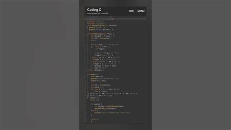Hexadecimal To Octal Code Converter In C Programming