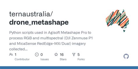 Github Ternaustraliadronemetashape Python Scripts Used In Agisoft Metashape Pro To Process