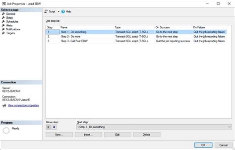 Step By Step Chaining Jobs With Sql Server Agent Key2 Consulting