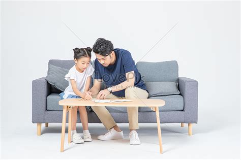아버지 딸 그림 사진 무료 다운로드 Lovepik
