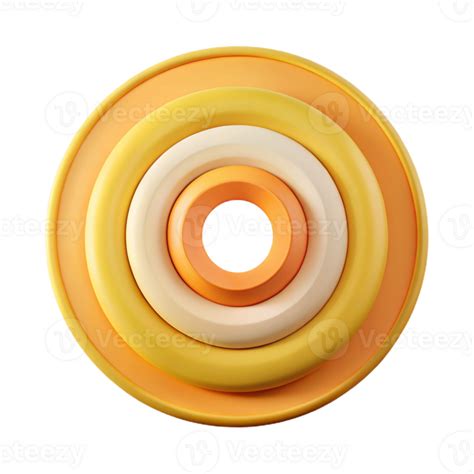 Serene Inspired Concentric Circles Minimal Clean Lines Flat Color With Scalable Design