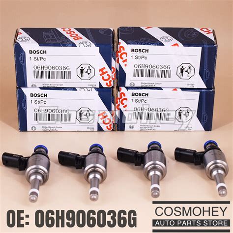4Pcs BOSCH Fuel Injector For VW GTI Tiguan AUDI A3 A4 A5 Q5 TT 2.0TSl ...
