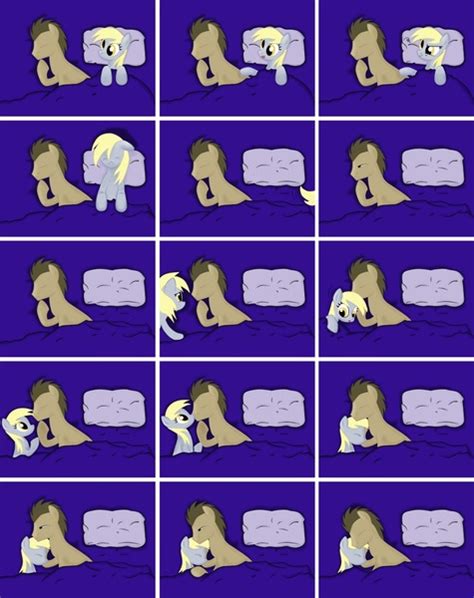Mlp Derpy And Dr Whooves Kiss