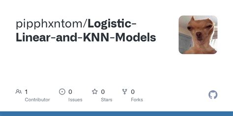 Logistic Linear And Knn Modelslogisticregressionmodelpy At Main