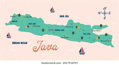 Flat Design Vector Cute Fun Colorful Stock Vector Royalty Free 2417916919 Shutterstock