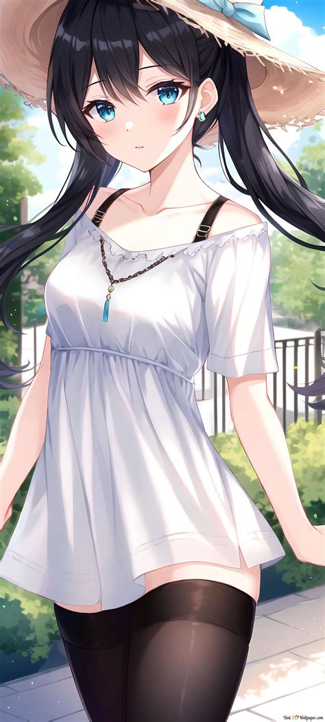 Anime Girl Mona Pretty Blue Eyes Genshin Impact Hd Wallpaper Download