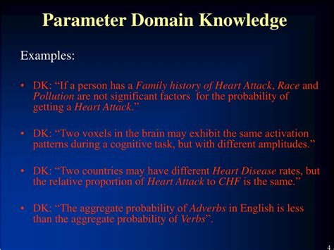 ppt exploiting parameter domain knowledge for learning in bayesian
