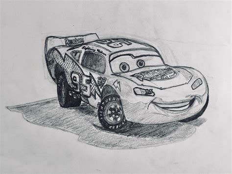 Lightning Mcqueen Drawing First Look At New Cars Attraction For Magic