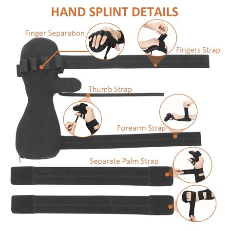 Scurnhau Stroke Resting Hand Splint Functional Hand Brace Finger