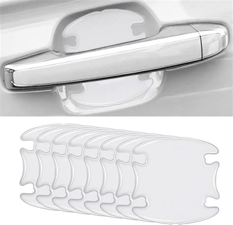 Car Door Handle Scratch Protector Clear Traceless Car Door Cup Handle Sticker Decal