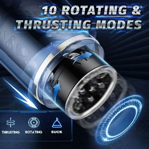 [privacy Shipping]automatic Thrusting Spinning Man Masturbator With Bluetooth Masturbators For