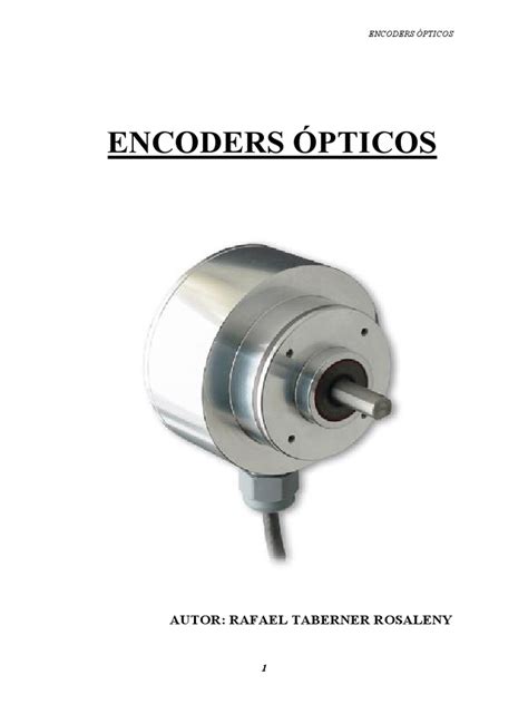 Encoder Opticopdf Ingenieria Eléctrica Tecnología