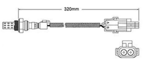 PAIR OF WIRE Pre Cat O Sensors For Holden Commodore Vs L V To Vin