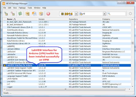 Download And Install Labview Interface For Arduino Lifa Toolkit Robotics University