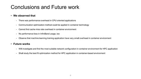 Possibility Of Hpc Application On Cloud Infrastructure By Container Cluster PPT