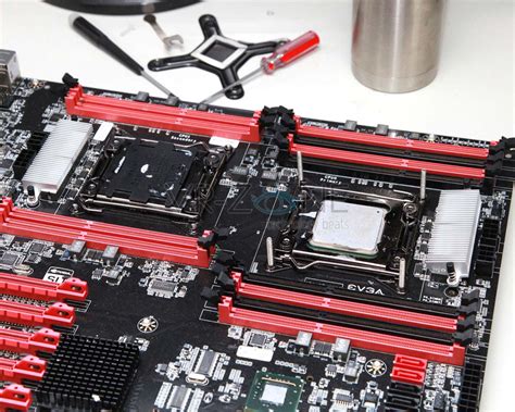 Evga Sr X Dual Lga 2011 Socket Motherboard Spotted In Action At Evga Headquarters