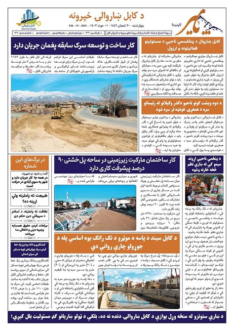 Kabul Municipality شاروالی کابل
