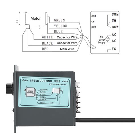 Ux 52 Ac220v 50hz 15w Digital Adjustable Stepless Motor Speed Controller Tool Part Accessory