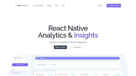 Vexo Analytics For React Native