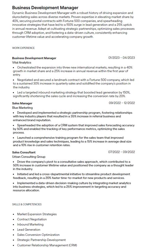 19 Sales Manager Resume Examples [with Free Templates]