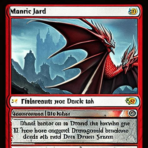 Magic The Gathering Dragon Cards