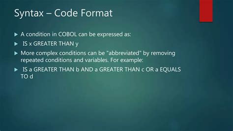 Cobol Programming Language Pptx Programming Languages Computing