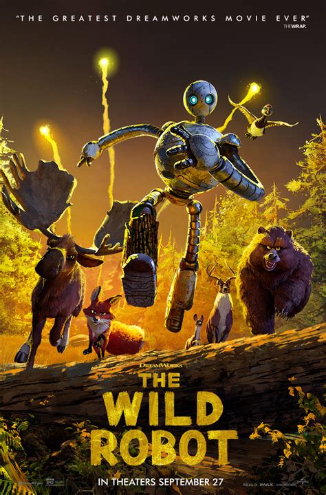 The Wild Robot Official Poster A Journey Into The Wild Moviefone
