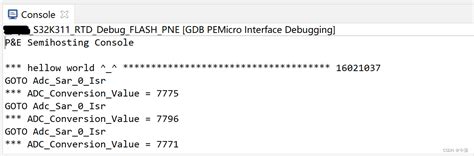 【s32ds系列】s32k311输出打印 学习记录 s32ds debug csdn博客