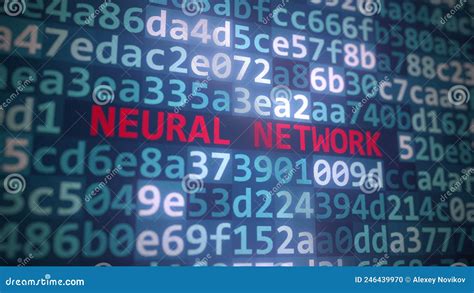Neural Network Text And Source Code On The Computer Monitor 3d
