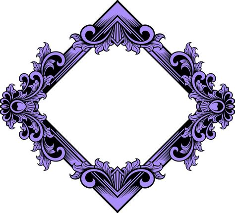 Vector Square Frame With Ornament Illustration 36049548 Vector Art At Vecteezy