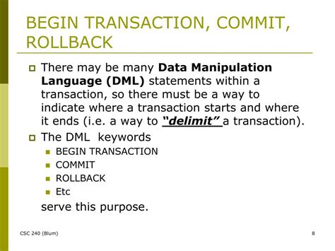 Ppt Database Transactions Powerpoint Presentation Free Download Id