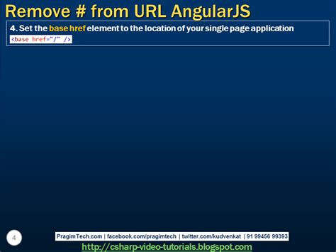 Sql Server Net And C Video Tutorial Remove From Url Angularjs
