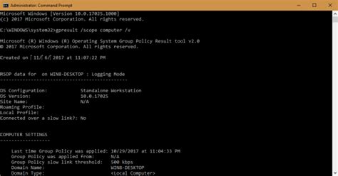 The User Does Not Have Rsop Data Microsoft Hiskeen