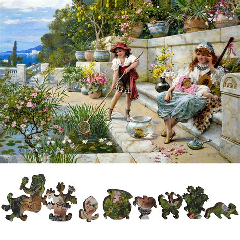 Wooden Jigsaw Puzzle For Adults Uniquely Shaped Pieces 320 Pieces