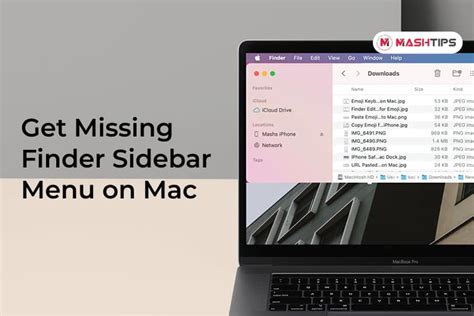 How To Bring Back Missing Finder Sidebar Menu On Mac Mashtips