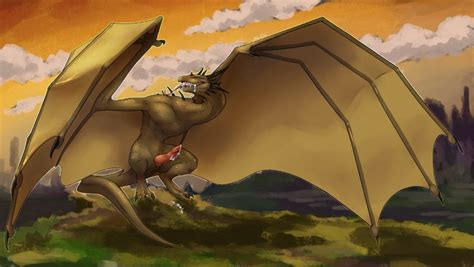 Rule 34 2019 Cum Dragon Erection Fellatio Feral Male Membranous Wings